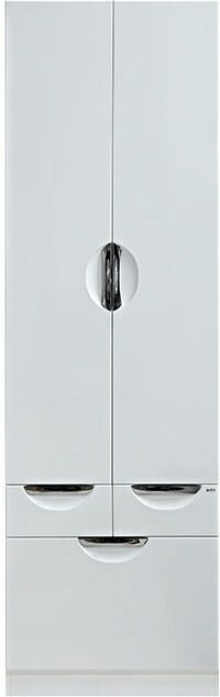 Шкаф пенал Misty Орхидея 60 с б/к белый