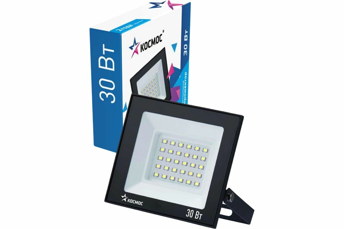 Прожектор светодиодный 30Вт 6500К IP65 2400лм космос K_PR5_LED_30