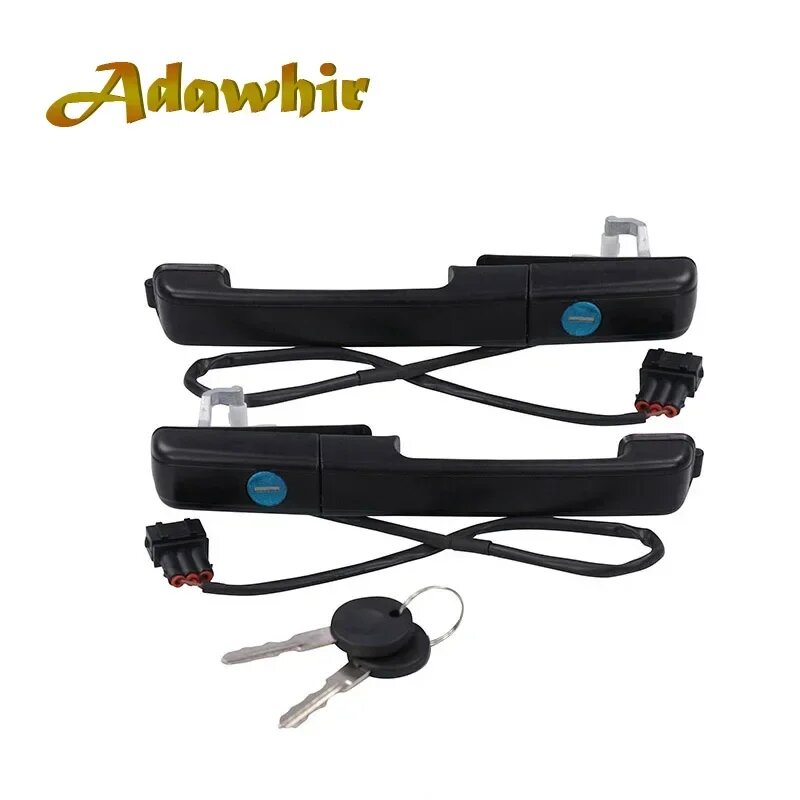 1 комплект для Volkswagen PASSAT B3, внешняя ручка передней двери с замком на ключо 357837205 A 357837205 AS 357837206 A 357837206 AS