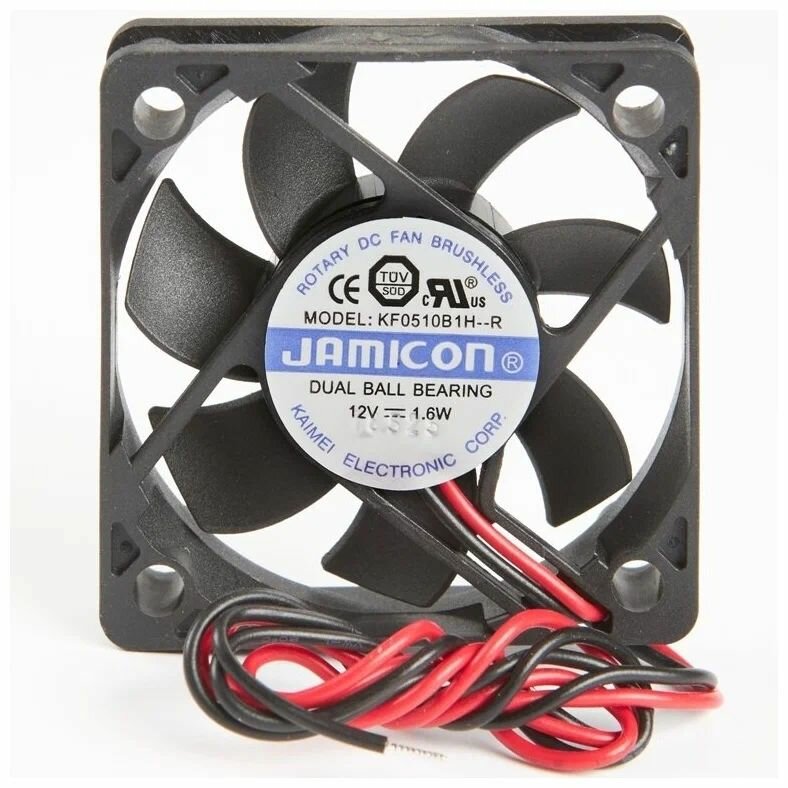 Вентилятор Jamicon KF0510B1H-R 12V 1.6W 50x10 2pin