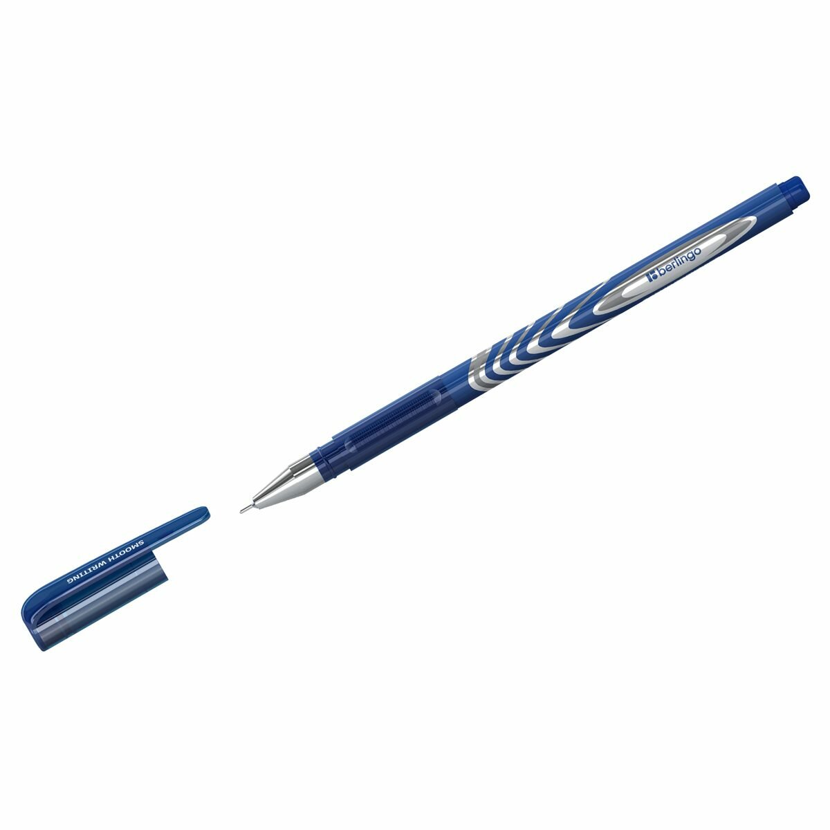 Ручка гелевая Berlingo G-Line (0.4мм, синяя, игольчатый наконечник) (CGp_50117), 12шт.