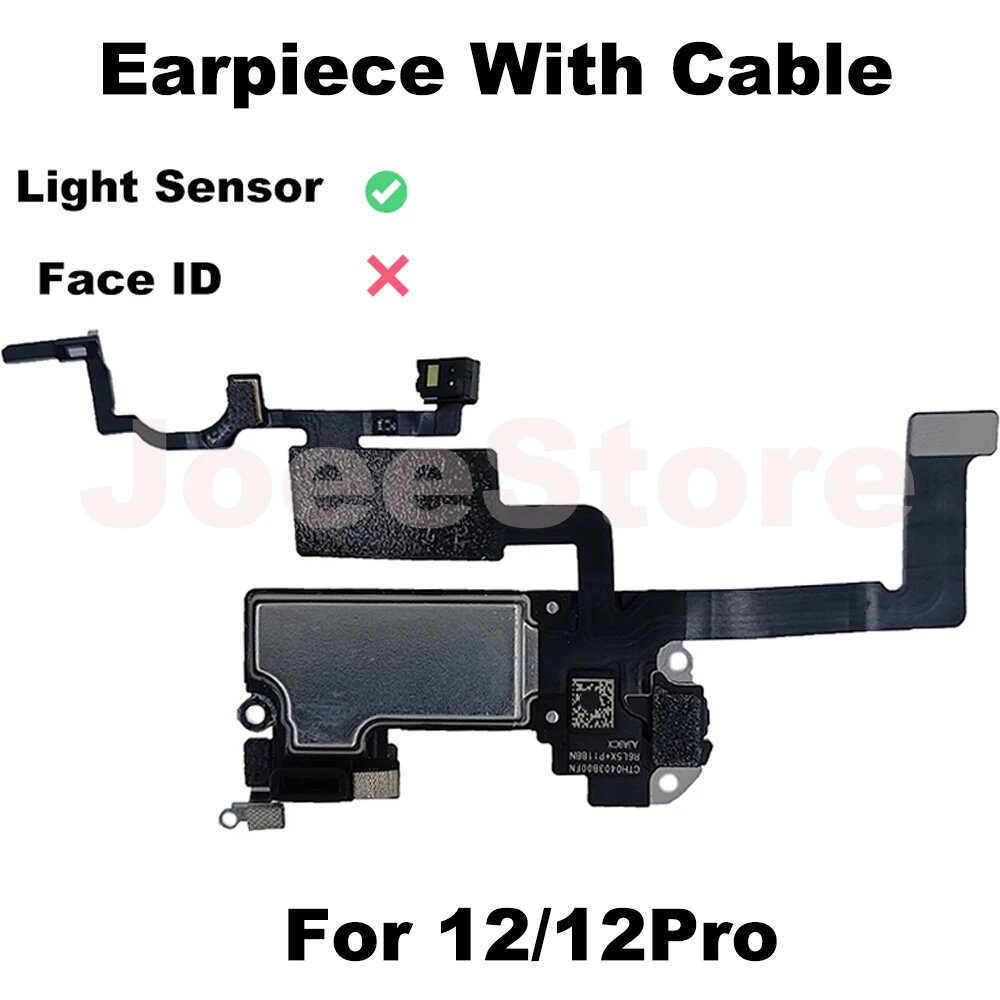Динамик с датчиком приближения, гибкий кабель для iPhone X XS XR 12 11 Pro Max, мини-динамик для ушей, гибкий звук, запасные части