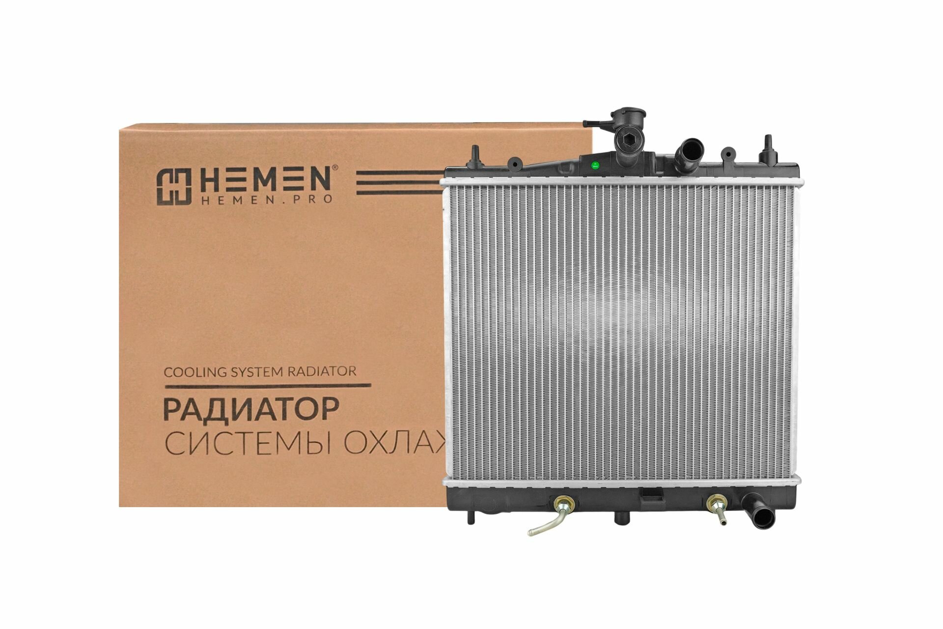 Радиатор охлаждения двигателя Nissan Note с 2006г-, Micra с 2002г- AT (HOSR063)