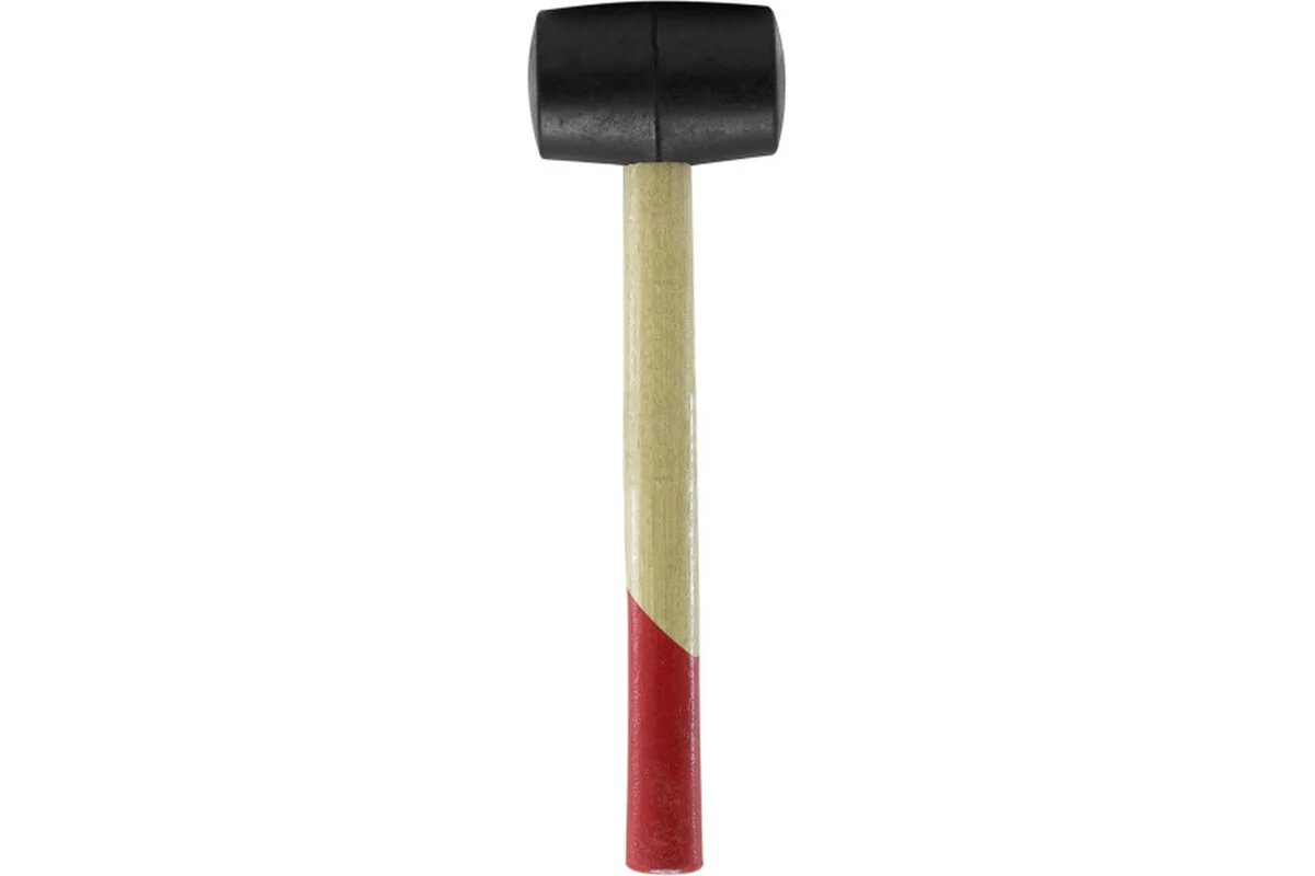Политех резиновая киянка 600 г с деревянной ручкой 2542600 для столярных работ