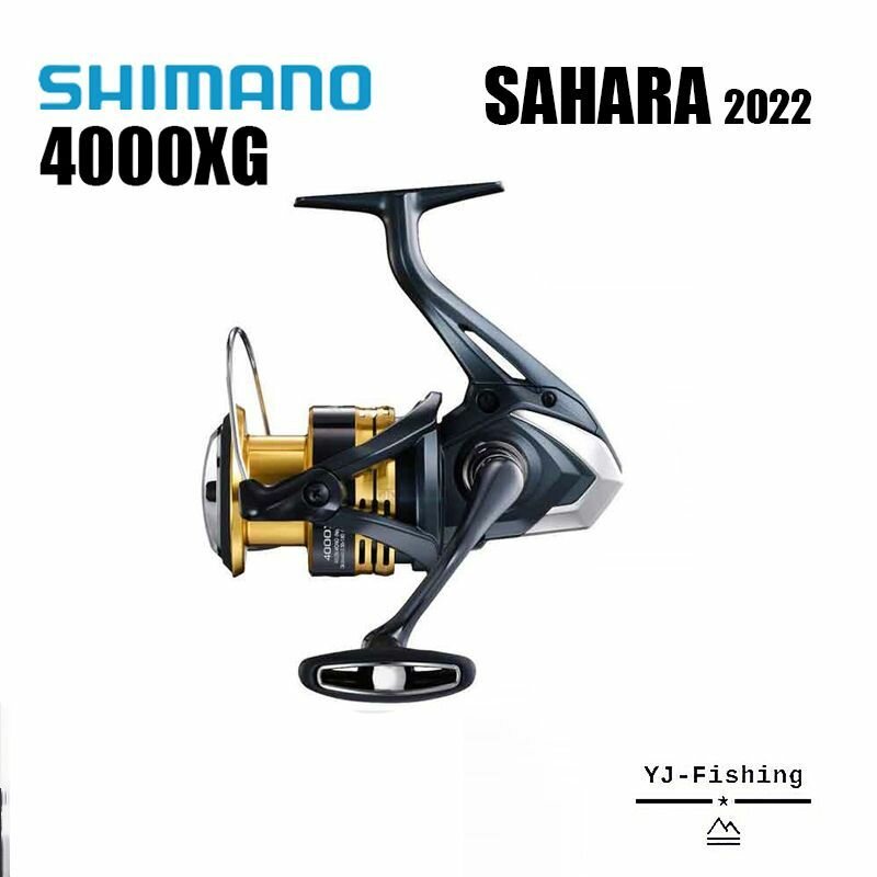 KaTywKa SHIMANO 2022 SAHARA 4000XG ДnЯ pЫбалки - отпиЧий катушки дпЯ лобителeй cостороны профeссионалов
