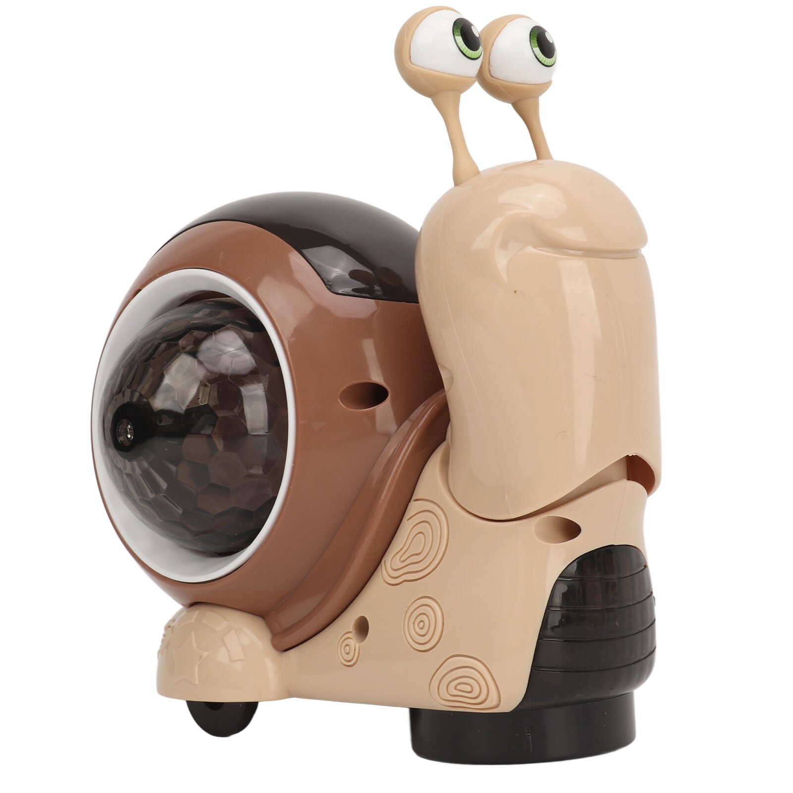 Коричневая детская игрушка-ползущая улитка с музыкальными лампочками, универсальная ходунка с покачивающейся головой для времяпрепровождения на животике, мягкая и нежная игрушка-улитка для младенцев и малышей