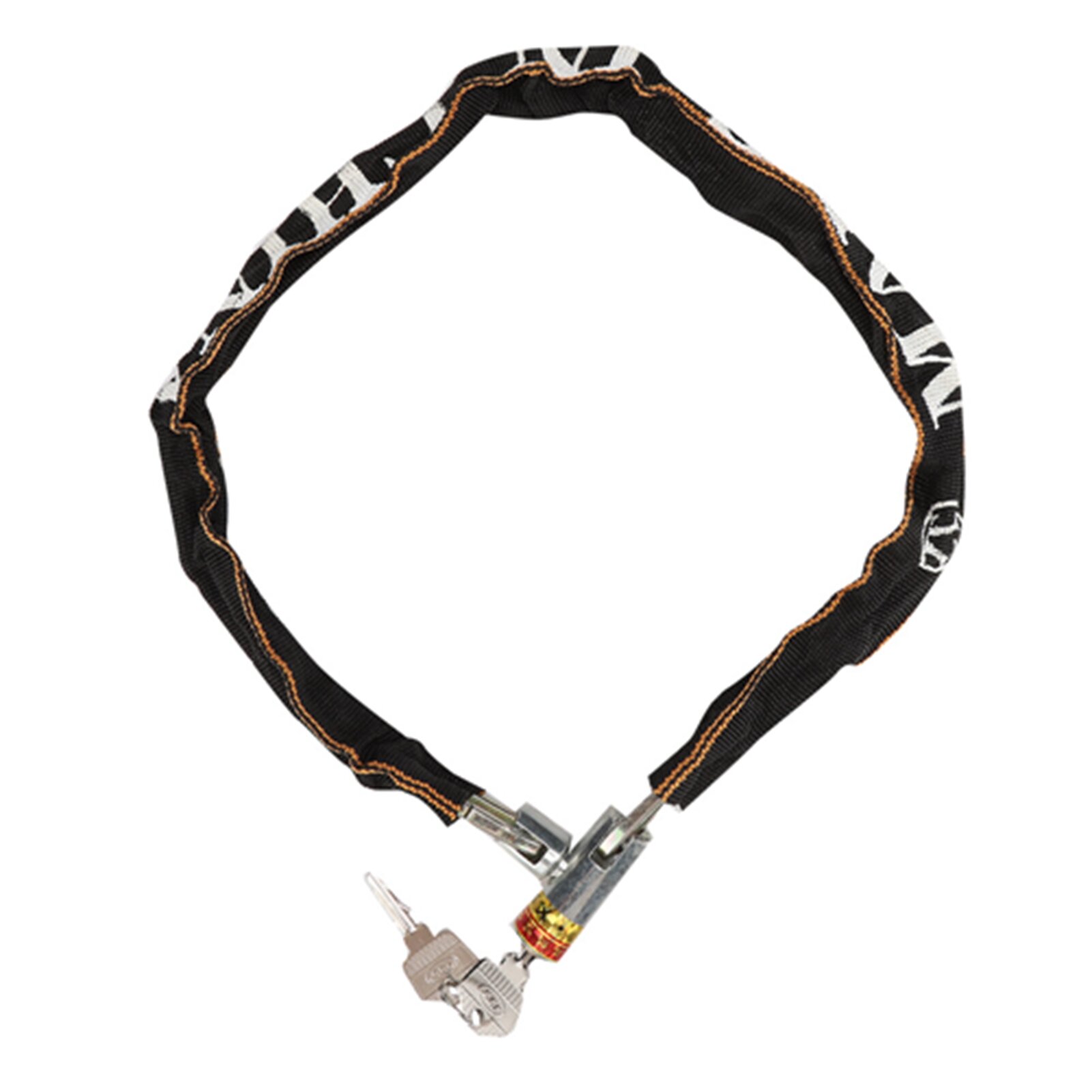 Противоугонный цепной замок для мотоциклов, мобильных скутеров, велосипедов, инвалидных колясок, прочный велосипедный замок для тяжелых условий эксплуатации со стальной цепью длиной 3,5 фута и навесным замком для безопасного хранения