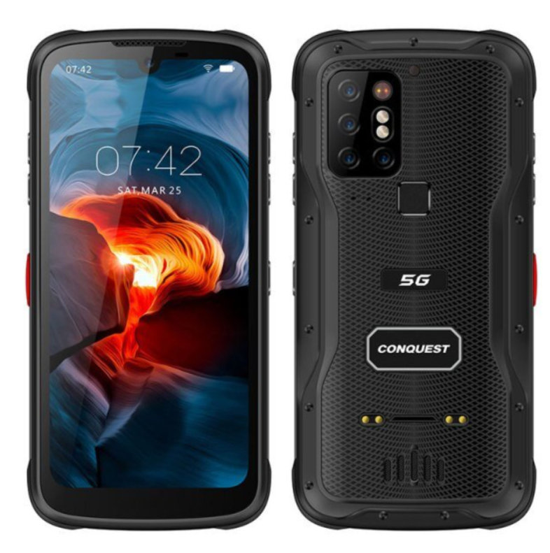 Смартфон Conquest S20, 8/256GB, 8000 mAh, Dimensity 800, Чёрный