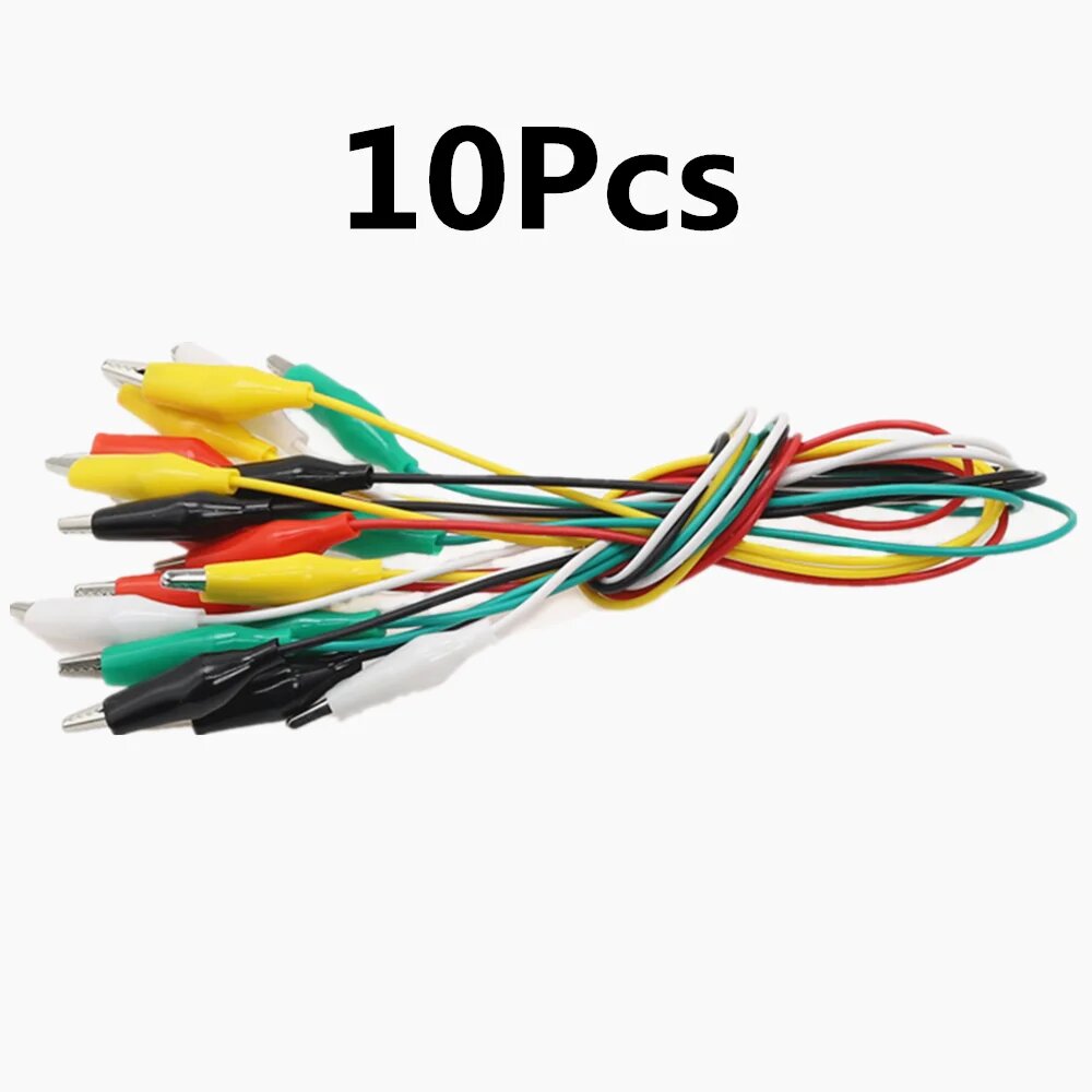 Крокодиловые зажимы 35 мм, набор из 5 цветов 10pcs