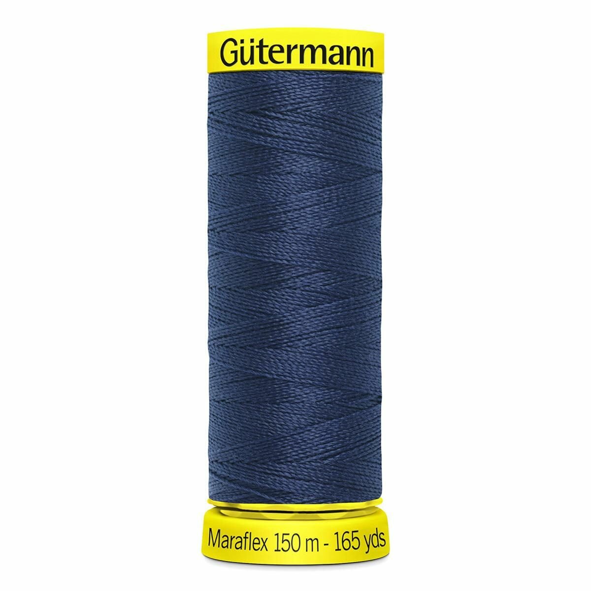 Нить для шитья Guetermann Maraflex 120/150 м, для эластичных, трикотажных материалов, 100%, синий 5 шт (08)