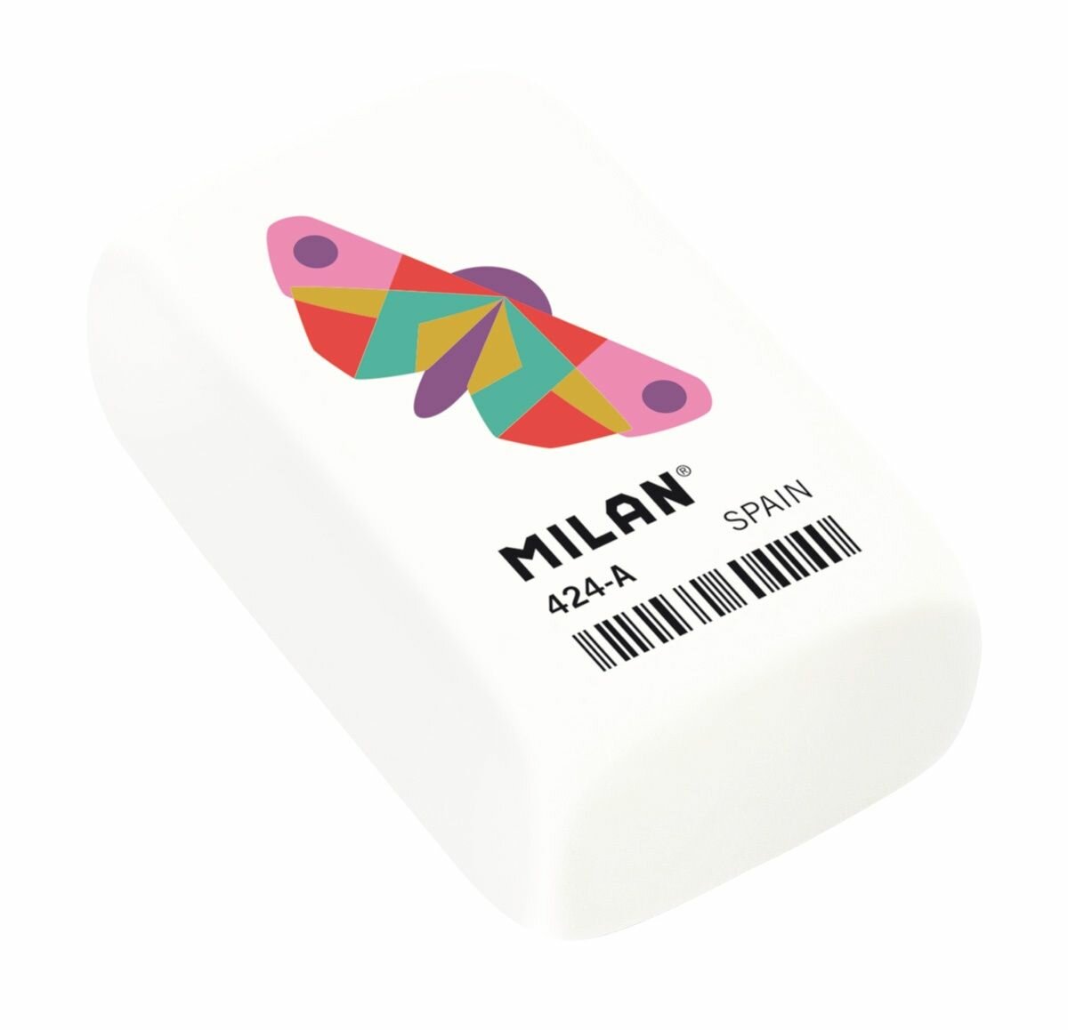 Ластики Milan "Animal Geo", с рисунком, 424-А, 39х23х13 мм, CMM424A, 24 шт