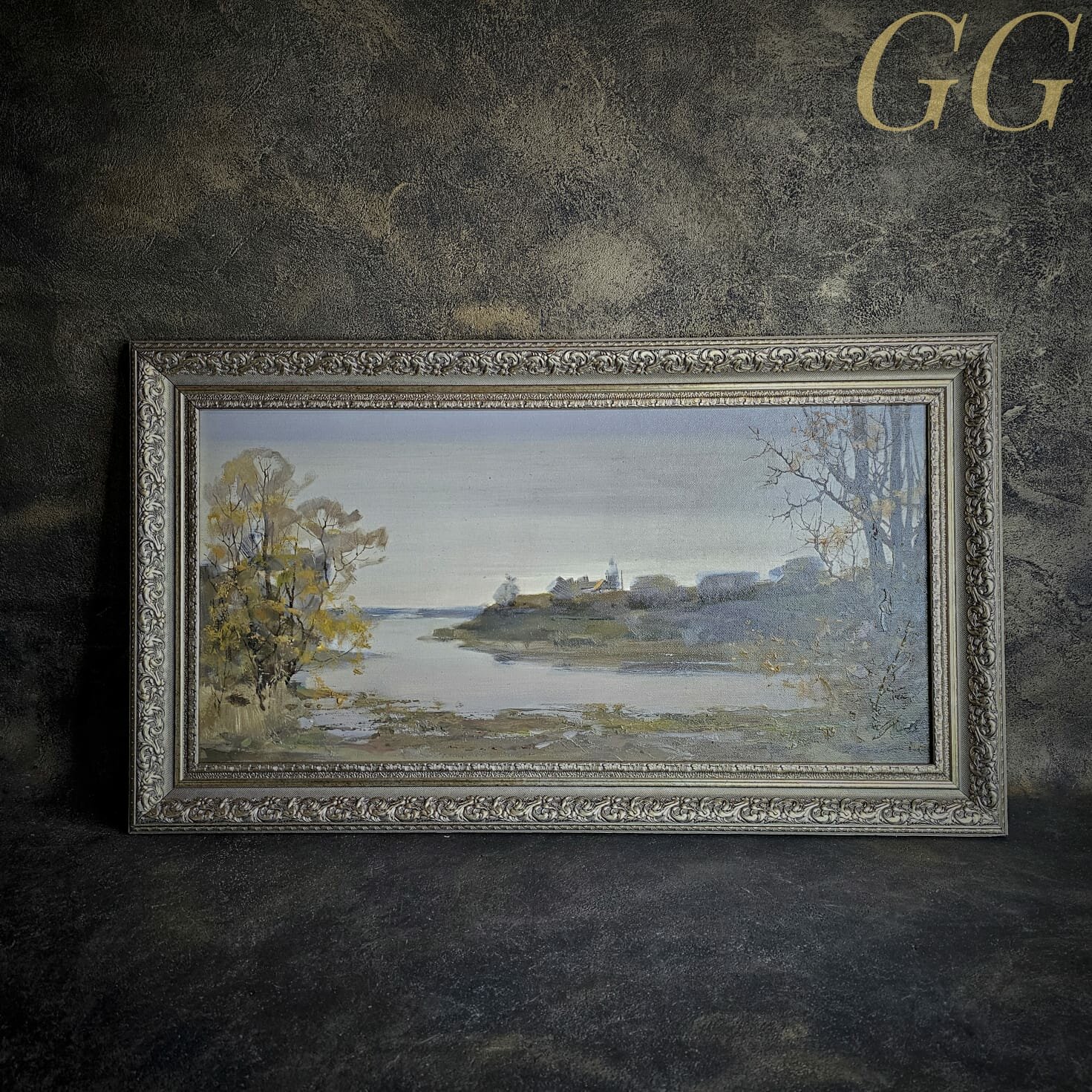 Картина "Последняя осень"масло. Александр Эсмонт 70*40см