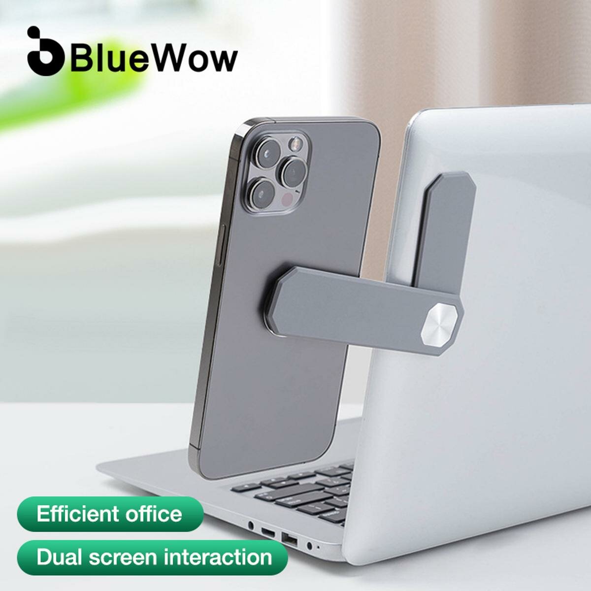 BlueWow ZJ-007 складная подставка для ноутбука на колесиках выдвижной магнитный держатель для телефона держатель для сма