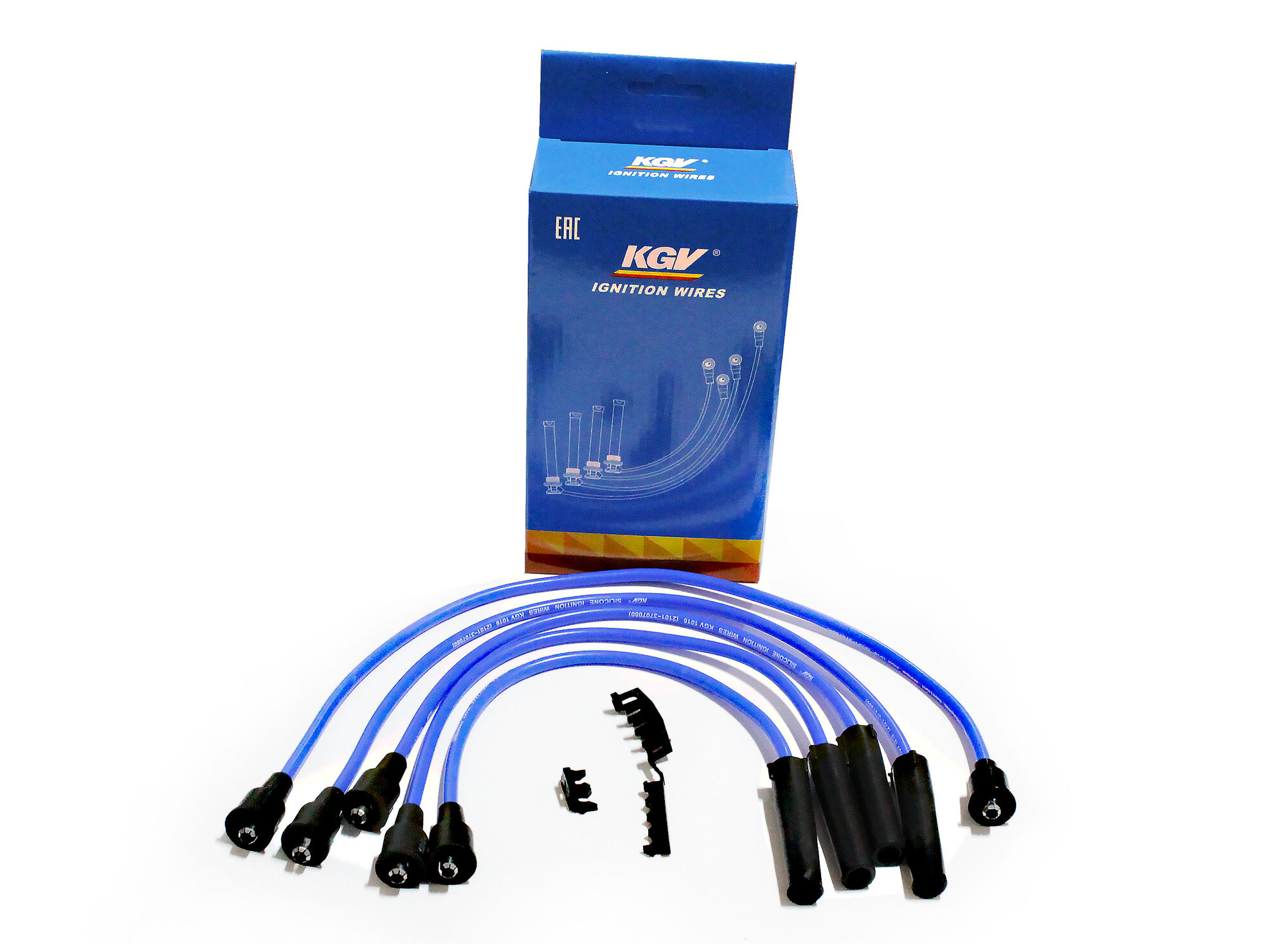 Провода высоковольтные силиконовые В-2101-2107 карбюратор KGV1016