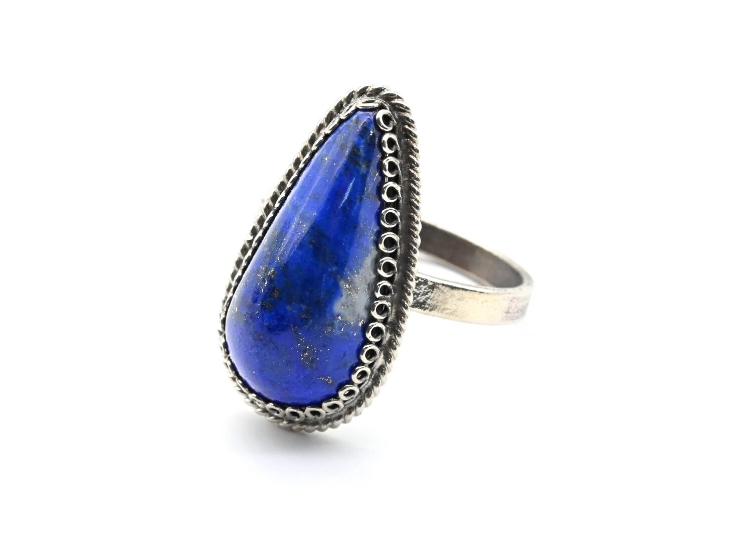Кольцо, лазурит
