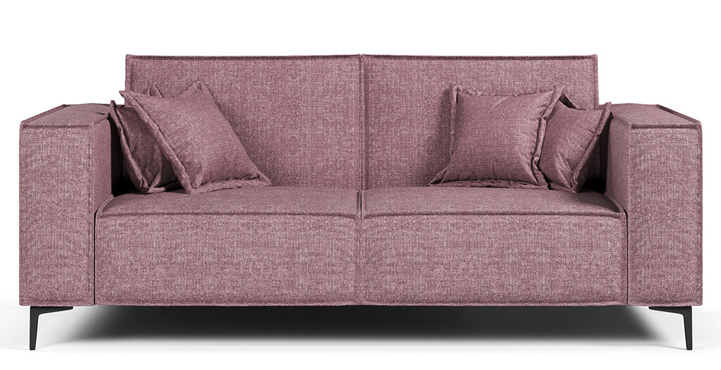 Диван-кровать Авиньон Мини, 180х95х90 см, рогожка Savana Dimrose, механизм Софа, прямой диван раскладной