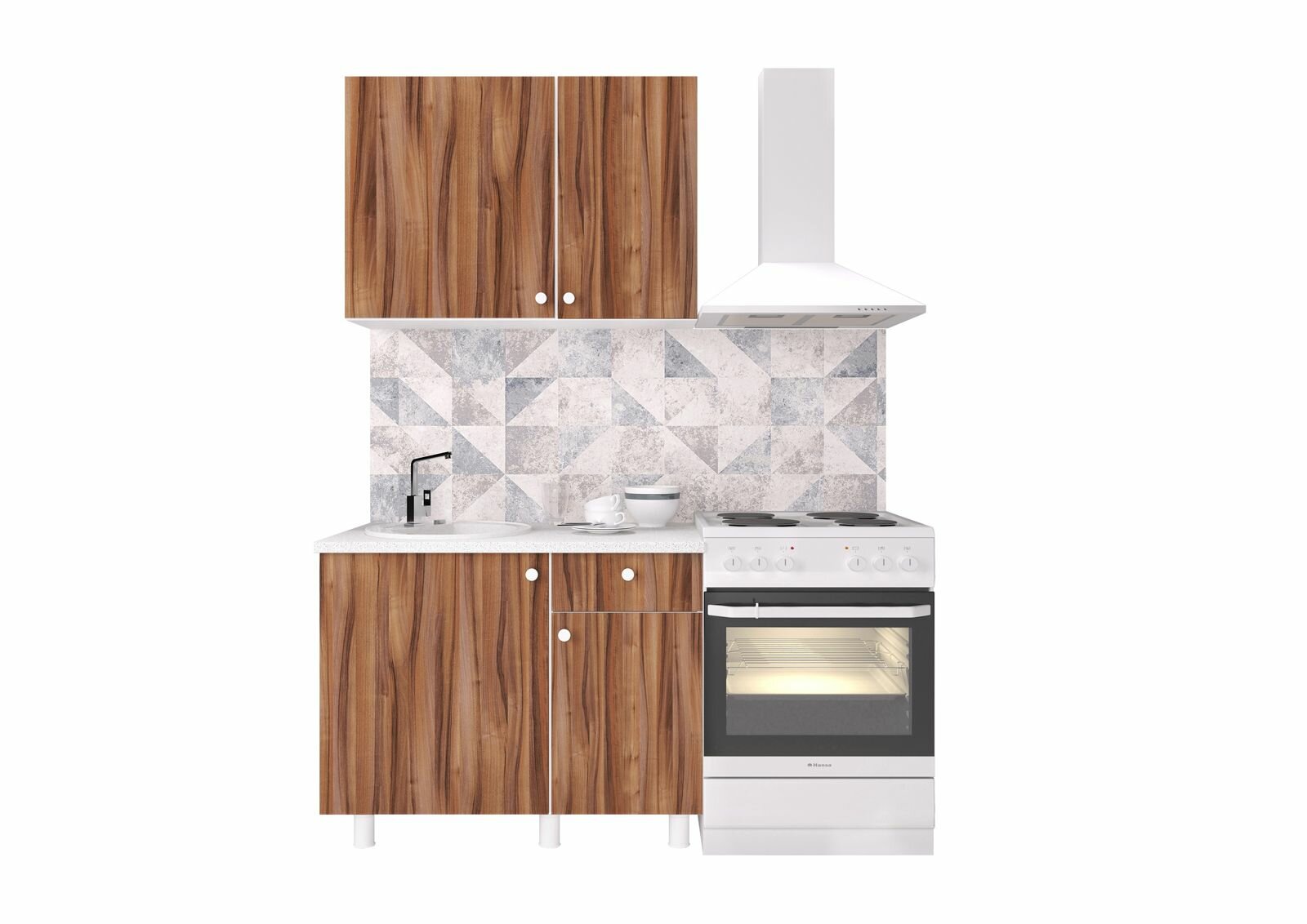 Кухня Point 100, цвет Белый/Тьеполо