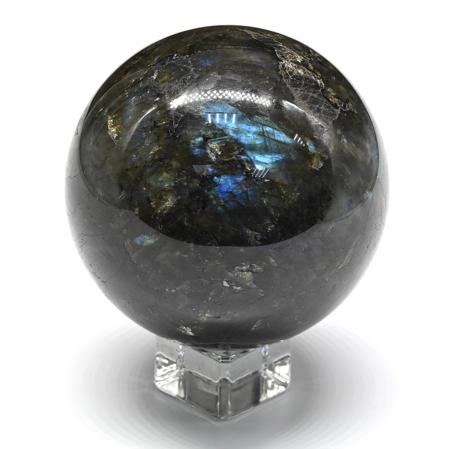 Шар из лабрадора, диаметр 74мм, 587г. .