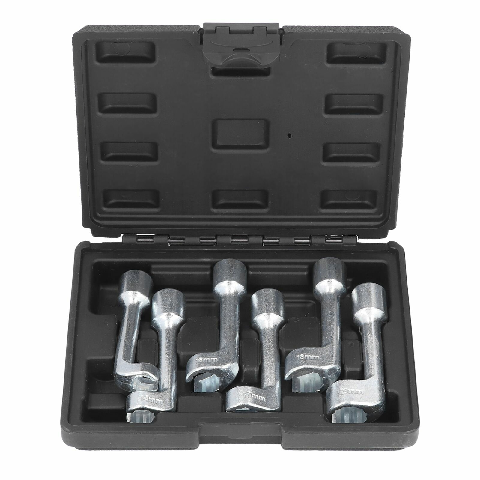 Набор ключей топливных трубок 6шт для демонтажа и снятия топливных линий дизельных двигателей 1/2 др 12 14 16 17 18 19мм