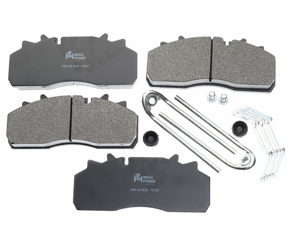 Колодки тормозные 4 шт для Камаз 4308 арт 35033025 MEGAPOWER AUTOMOTIVE