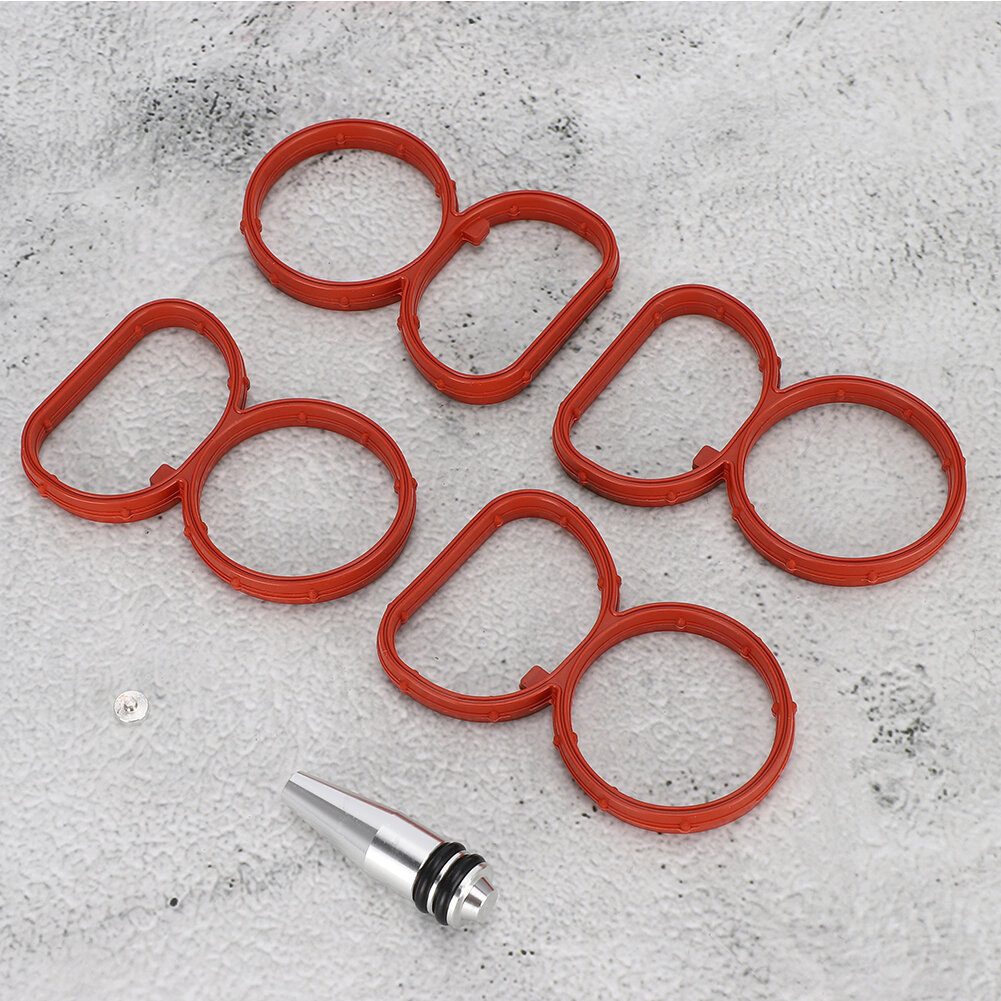 Вихревой клапан впускного коллектора, удаление заглушки, пробка с прокладками, подходит для двигателя 1 серии E81 E87 E88 N47 объемом 2,0 л