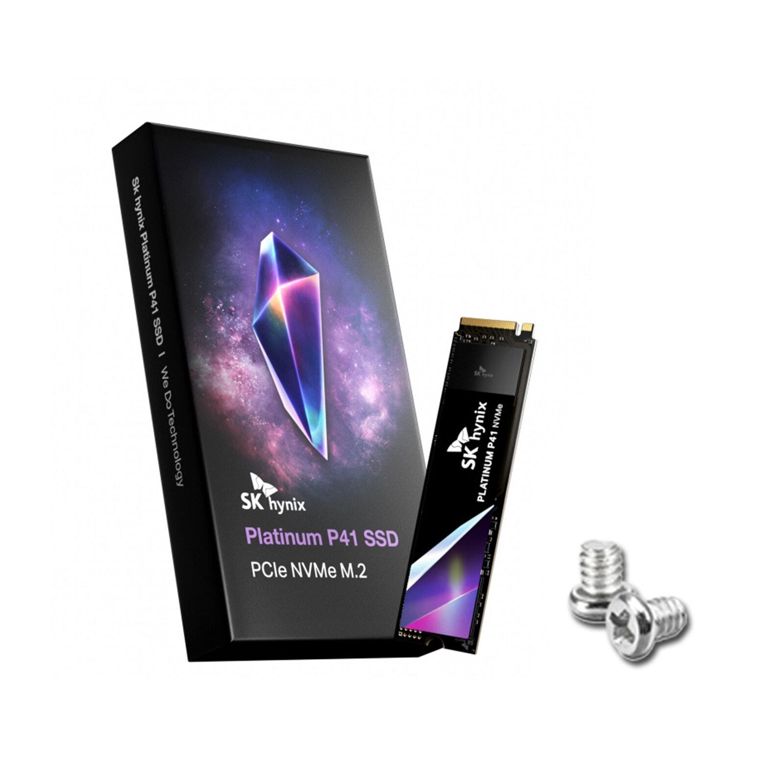 SK HYNIX Platinum P41 500GB SSD Внутренний Жесткий Диск M.2 Интерфейс NVMe Протокол PCIe 4.0*4 176-Layer NAND Последовательная Скорость Чтения До 7000MB/S Для Настольных ПК Ноутбуков