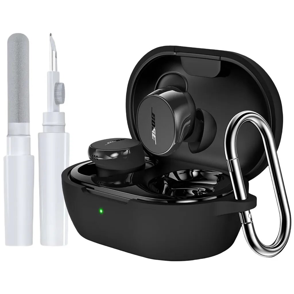 Чехол для наушников Bose New QuietComfort 2024, силиконовый Black