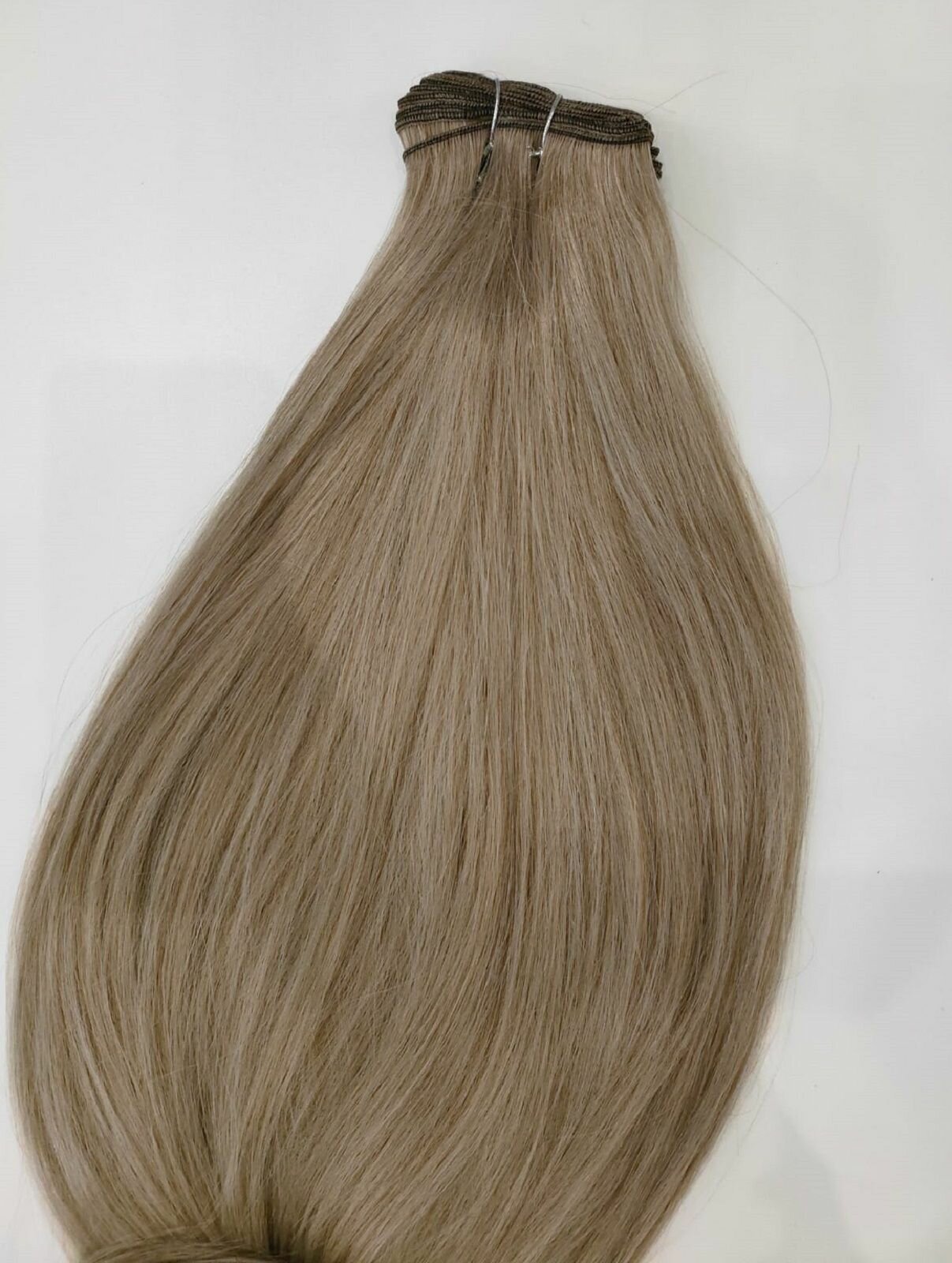 Биопротеиновые волосы для наращивания на трессе, 75 см 200 грамм Холодный русый