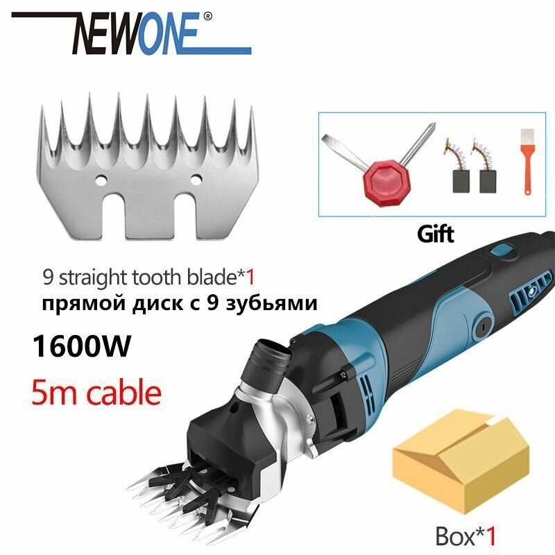 NEWONE 1600 Вт Вт 6 передач скорость электрическая машинка для стрижки овец и коз машинка для стрижки фермы резак шерсть ножницы 022