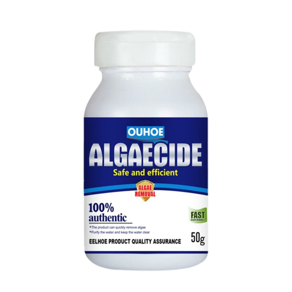 Альгицид для аквариума, 50 г, для удаления мха/водорослей в прудах с рыбой