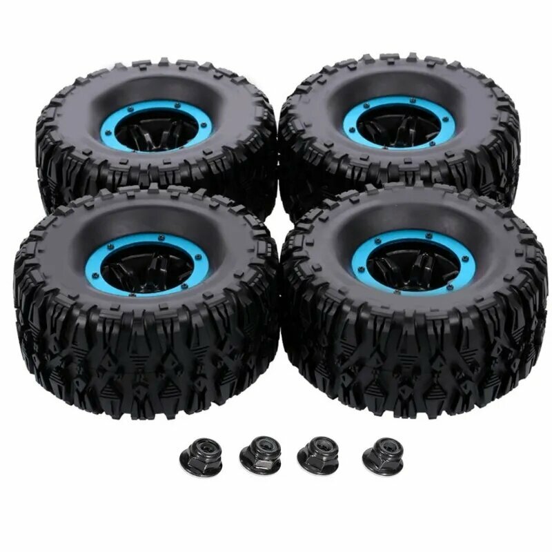 Комплект колес для RC-модели 1/10, - Синий круг черный