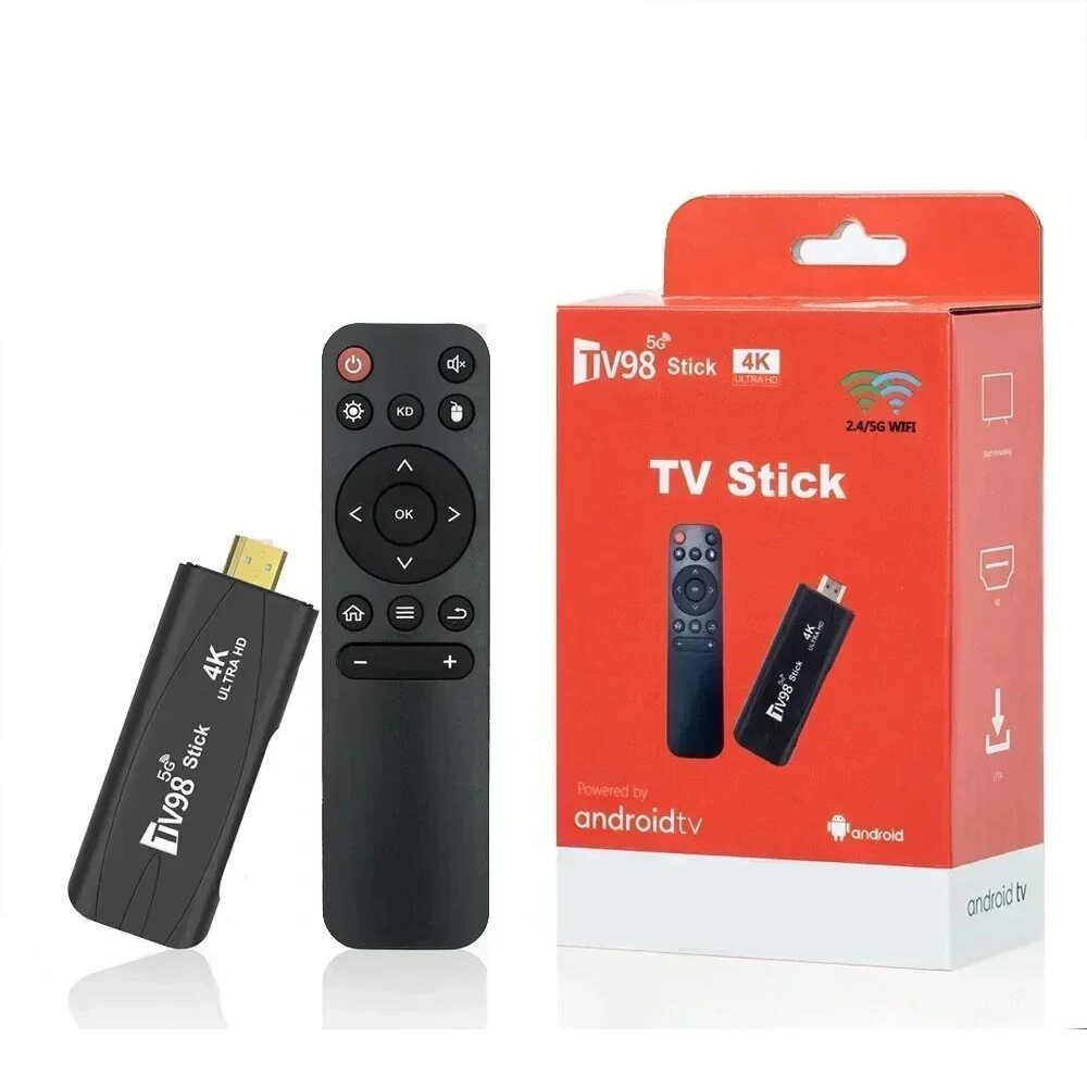 TV98 RK3228A Smart TV Stick Android 7.1 2.4G/5G двухдиапазонный WIFI TV Stick 4K HD медиаплеер 8 ГБ/16 ГБ Smart Android TV Stick