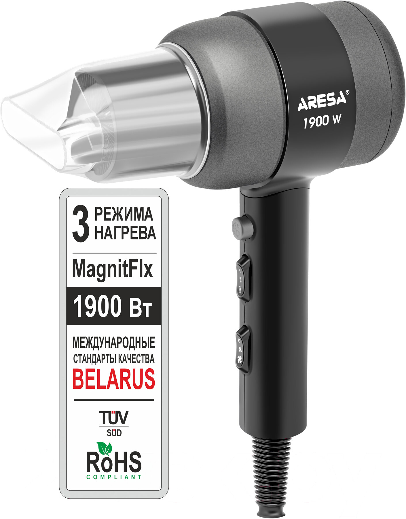 Фен для Aresa волос AR-3231