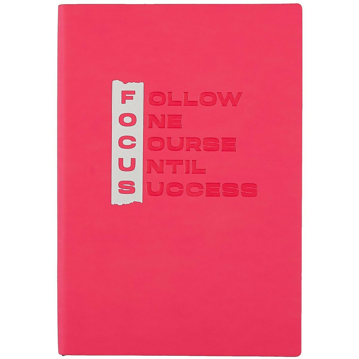 Ежедневник недат. А5 160л "Софт тач" малиновый, кожзам, мягкий переплет, тисн. фольгой, тонир. блок, ляссе