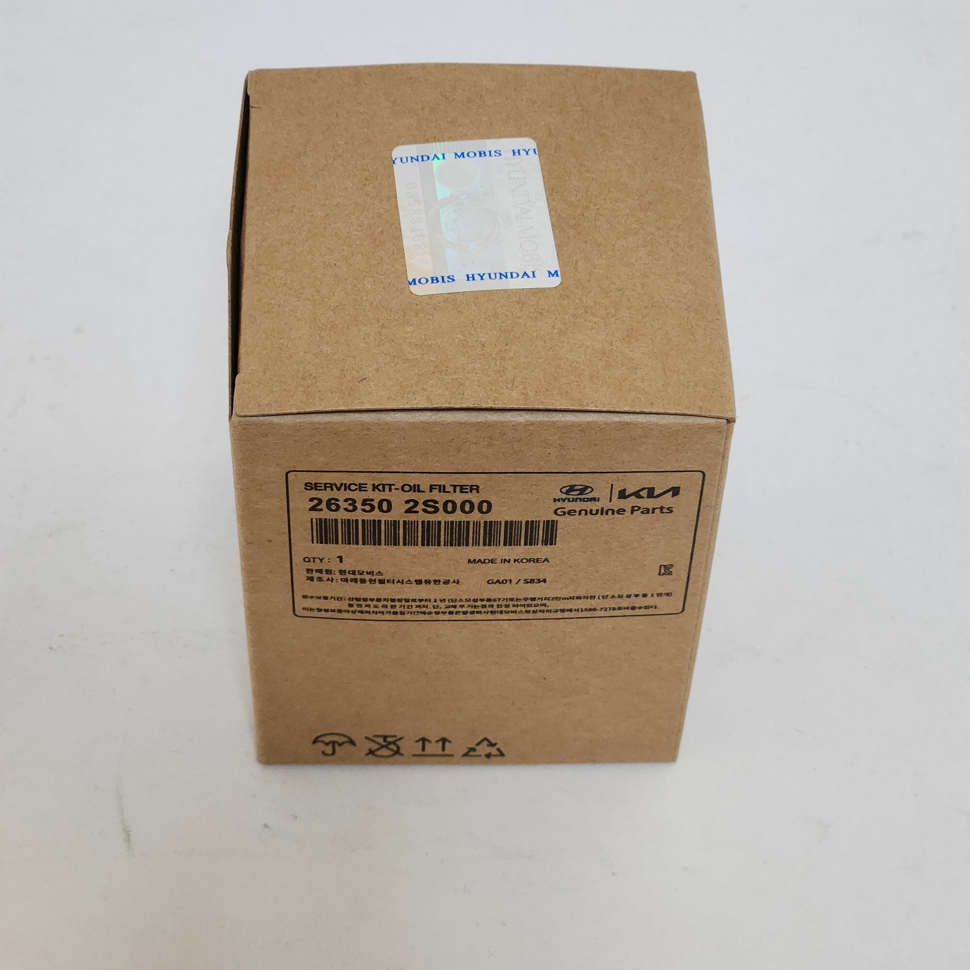 Фильтр масляный Hyundai/KIA 263502S000