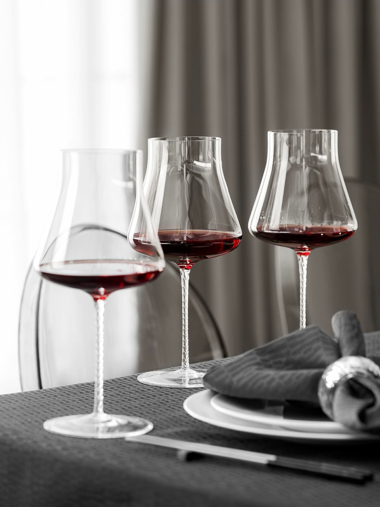 Togas Бокалы для красного вина набор "Боккардо" хрустальное стекло, 775 мл, 2 шт