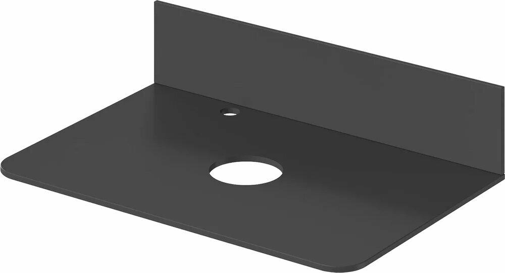Столешница в ванную под раковину Itana Roni 70 черная матовая