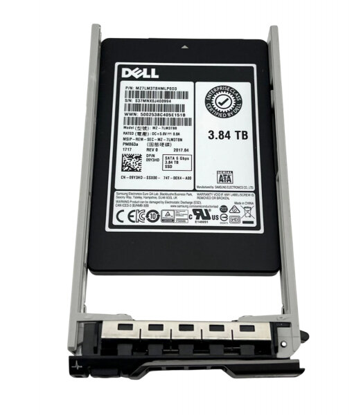 Жесткий диск Dell 09Y3HD 3.84TB SATAIII 2,5" SSD