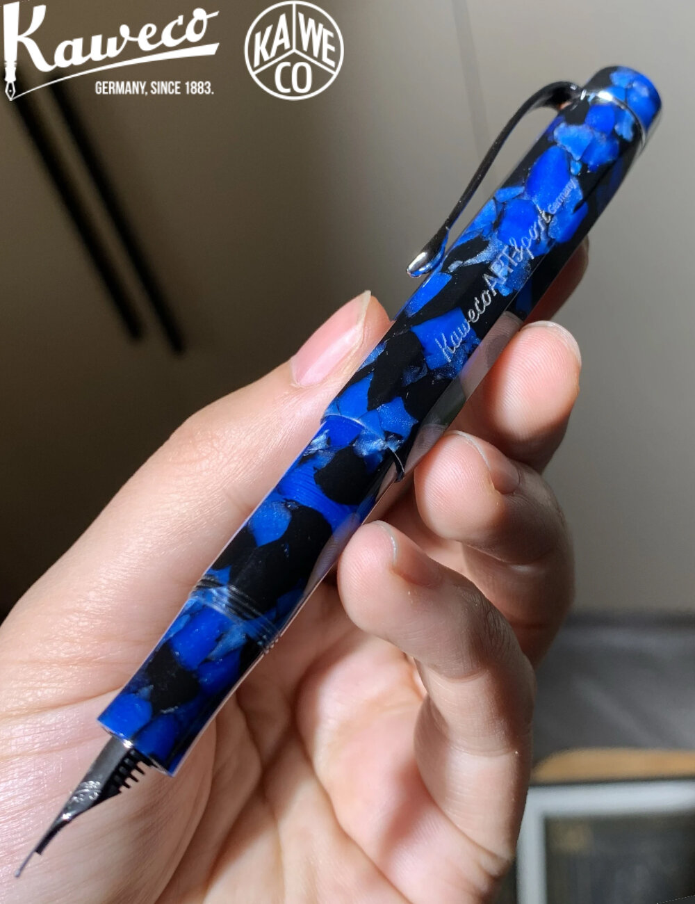 Перьевая ручка Kaweco ART SPORT Pebble Blue EF (11000185) 0.5 мм