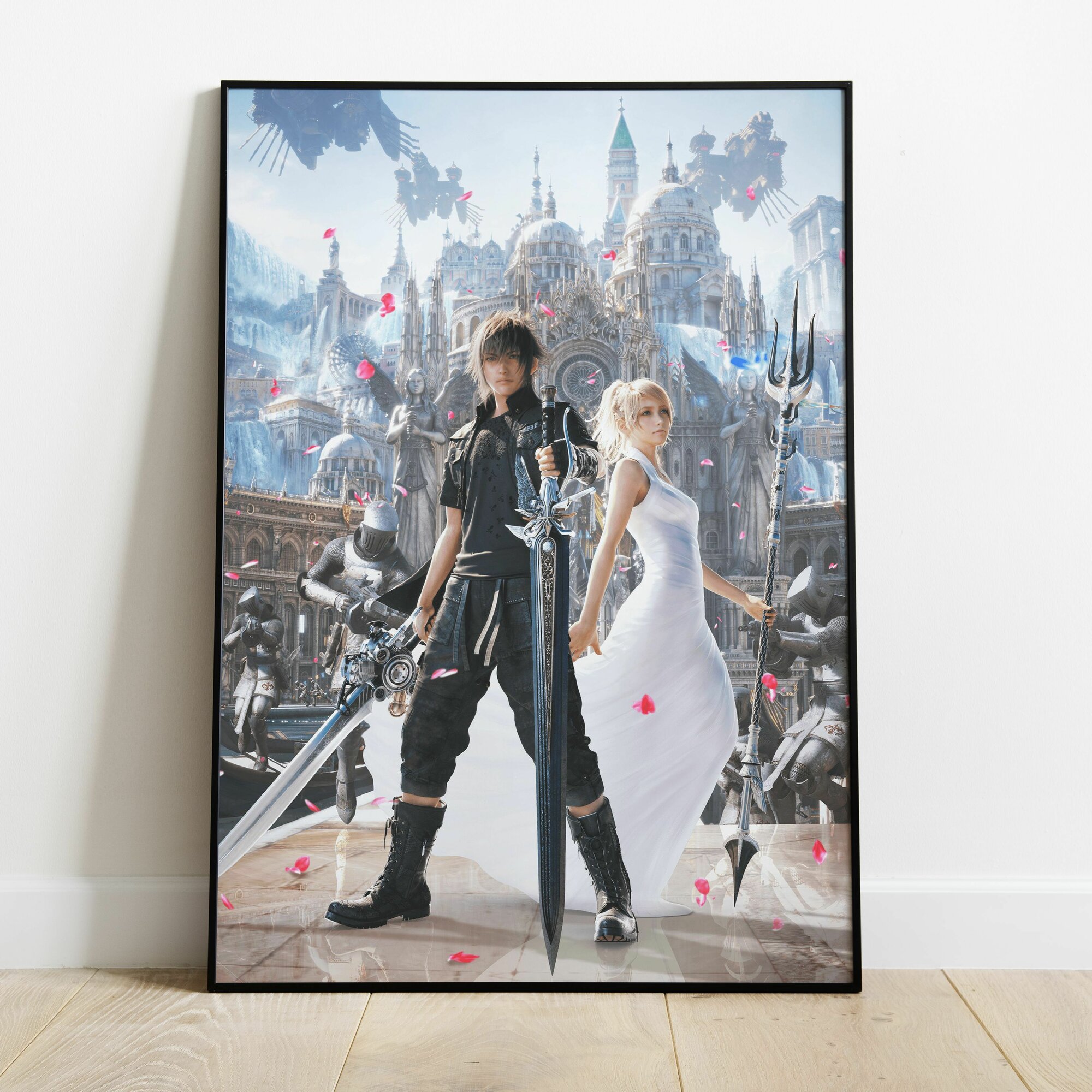 Плакат на стену для интерьера Final Fantasy XV (FFXV) / Постер по игре формата А4 (21х30 см)