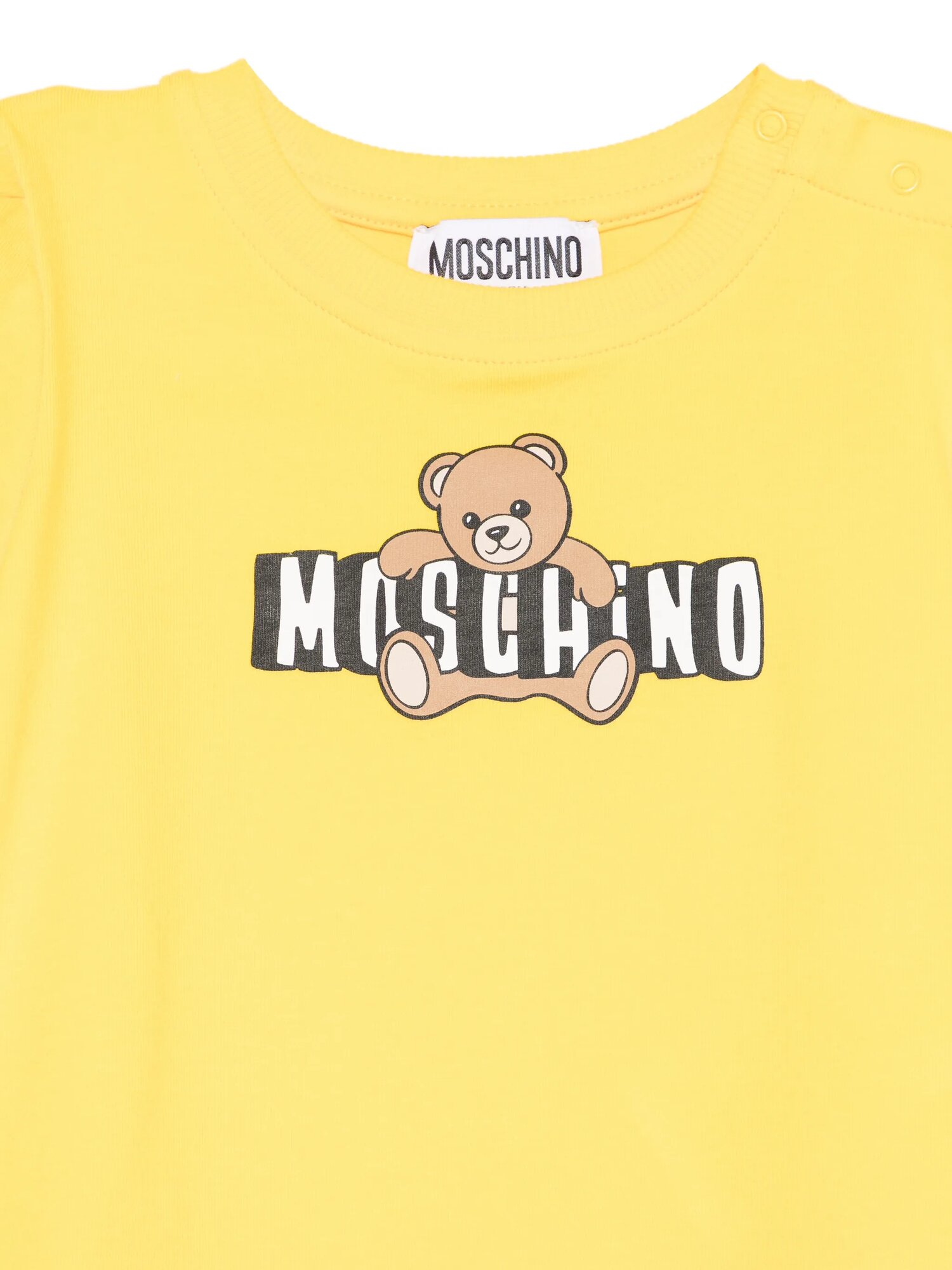 Платье MOSCHINO Puffed-sleeves dress, размер 80, Желтый — фото 1