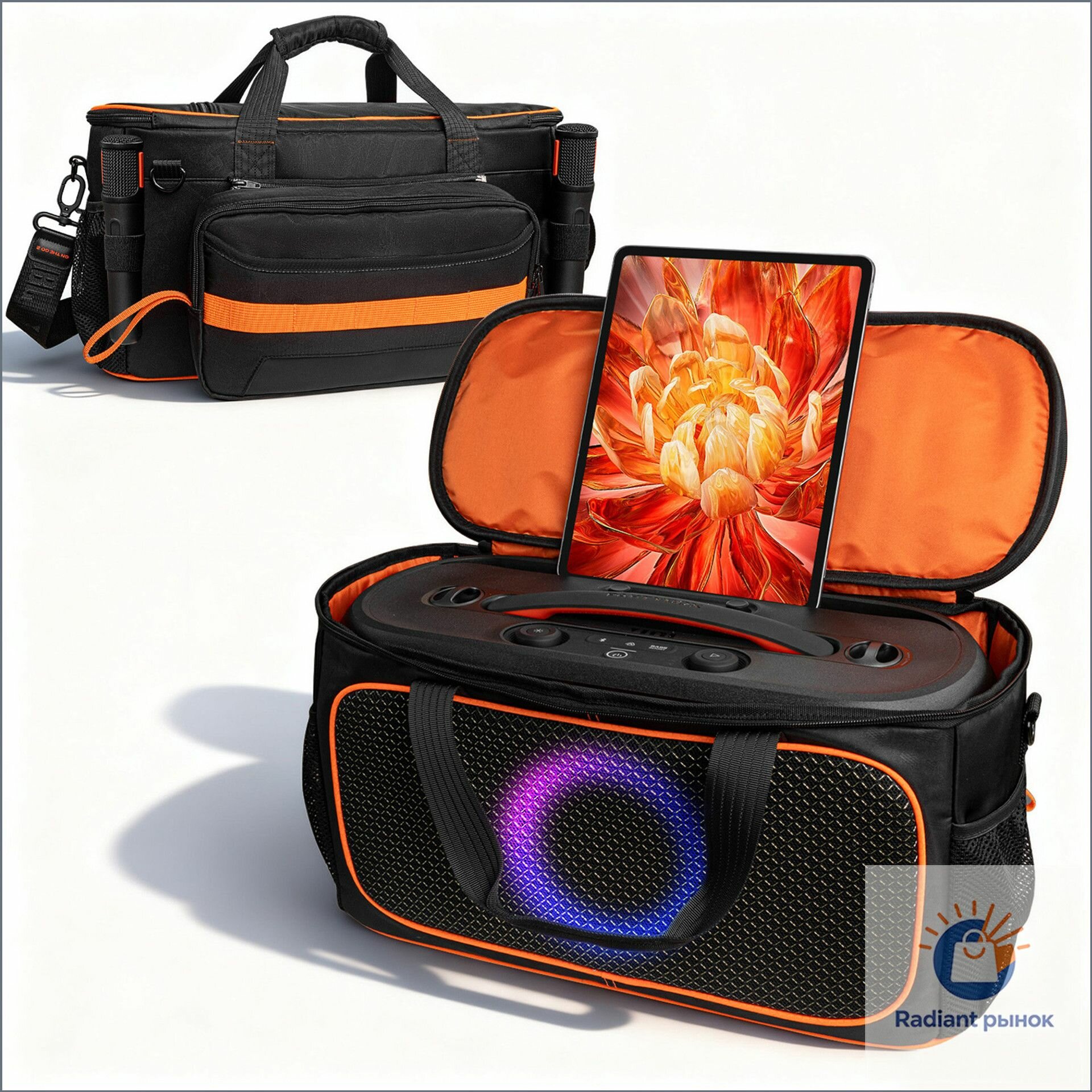 Чехол для переноски JBL PARTYBOX ON THE GO2 из ЭВА, чёрный