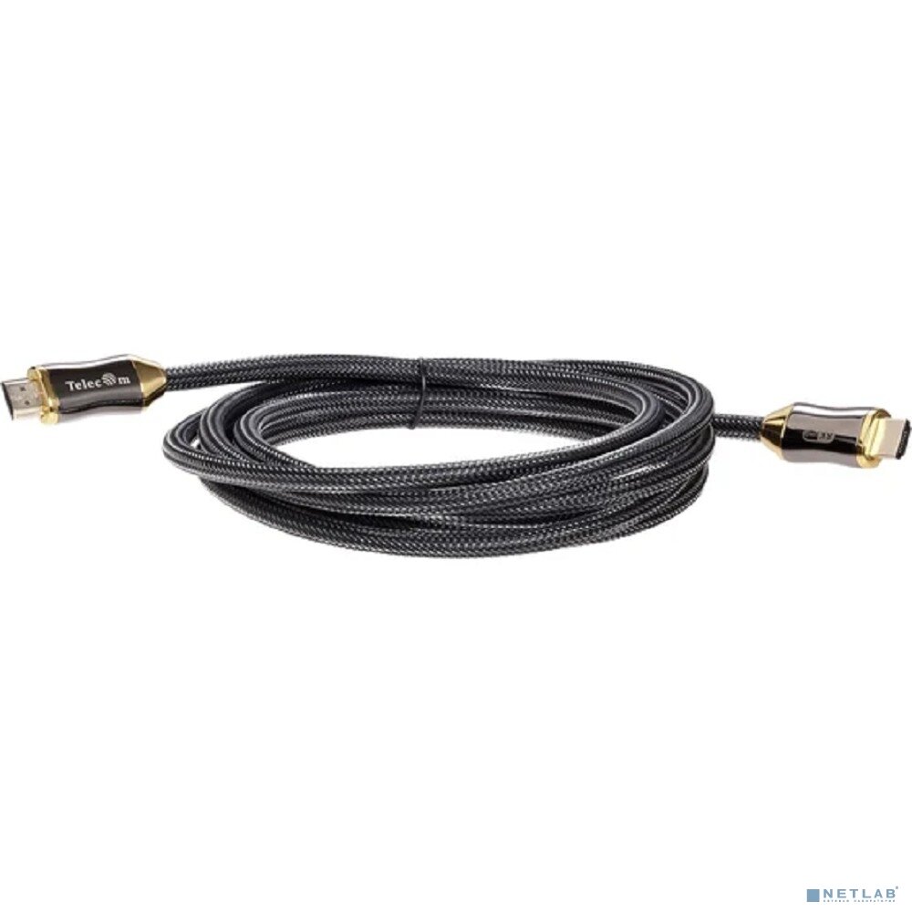 Telecom TCG300-3M Кабель HDMI 19M/M, ver. 2.1, 8K@60 Hz 3m метал разъемы, нейлоновая оплетка Telecom