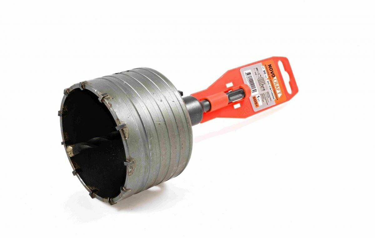 Коронка по бетoну 90 мм Novocraft sds plus, в сборе