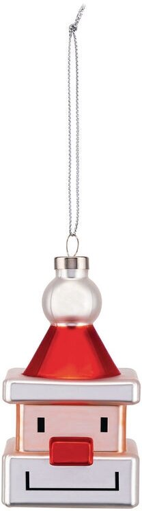 Новогодняя игрушка ALESSI Palle Quadrate 01 SANTA CUBE, GJ02 1