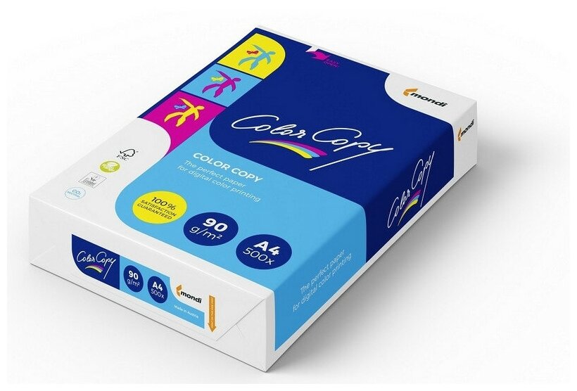 Бумага для цветной лазерной печати Color Copy (А4, 90 г/кв. м, 500 листов) 65183