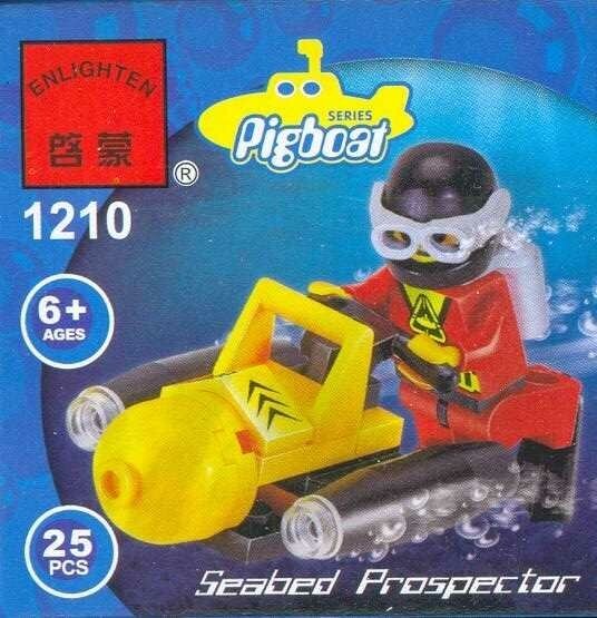 Конструктор Brick Подводный аппарат, 25 дет. 1210