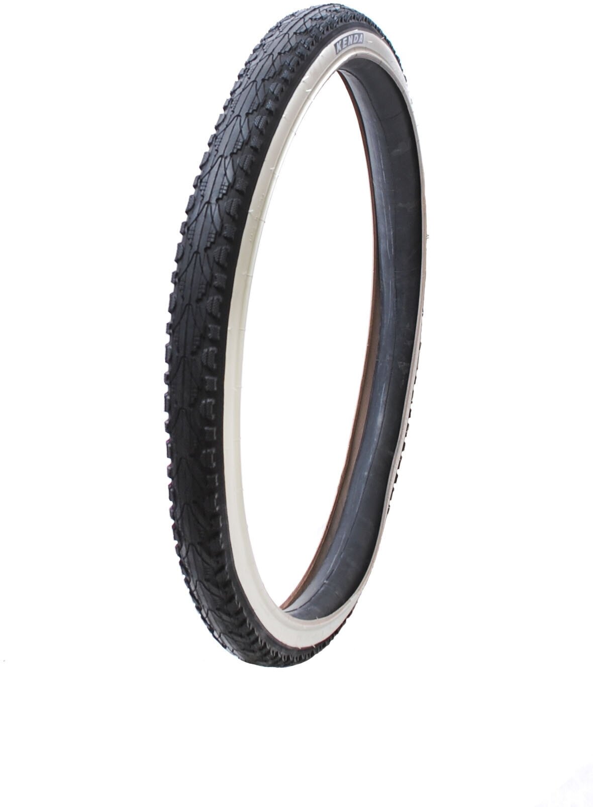 Покрышка велосипедная KENDA 26"х1.95 (50-559) K935 KHAN полуслик черно-белая