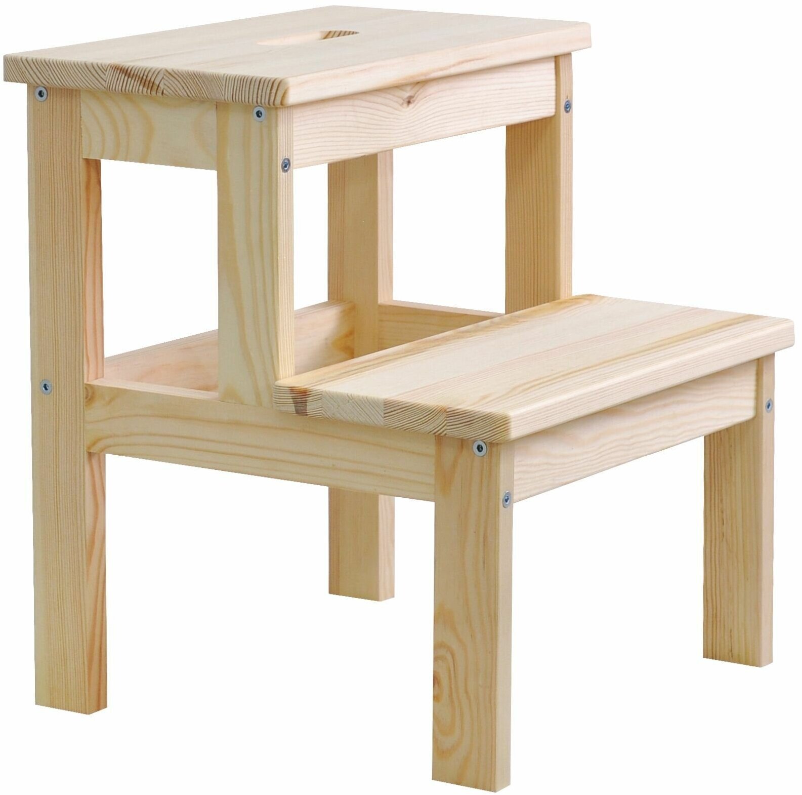 Табурет для кухни, 38х38х43, Беквэм, стремянка, деревянный степ-стул, Dipriz