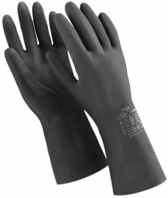 Перчатки защитные неопрен/интерлок черн manipulaхимопрен(NPF09/CG973)р8-8,5, 1425092